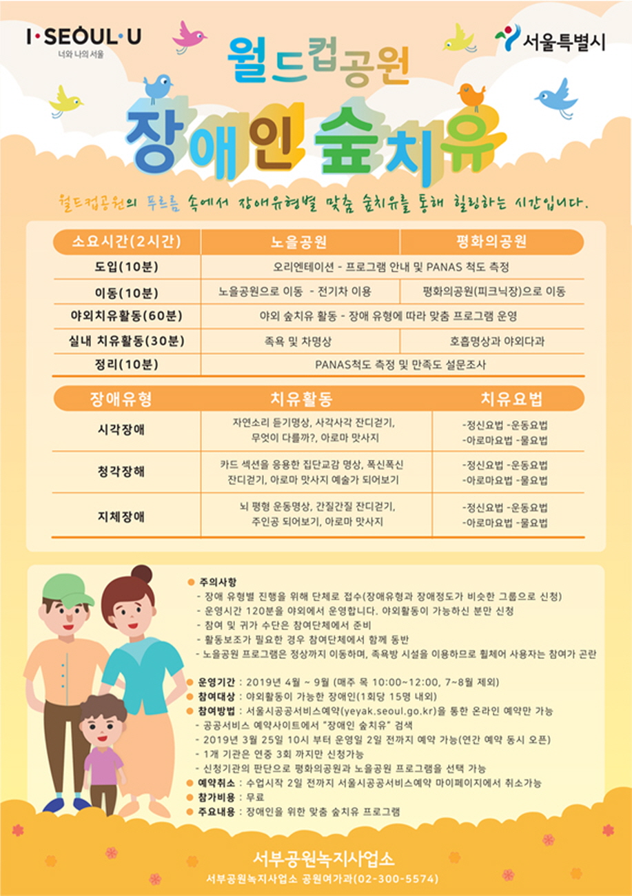 정원도시 서울(서울의 공원)